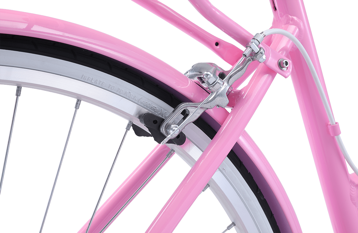 Ladies Classic 7-Speed Vintage Bike Pink - Reid Bikes – Reid Bikes US