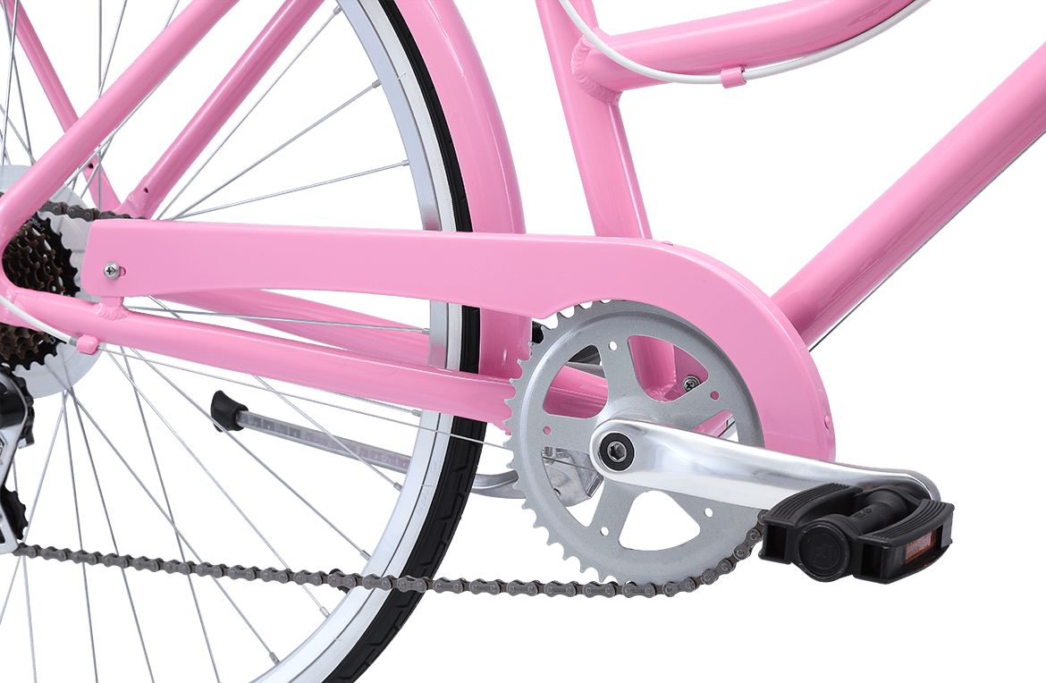Ladies Classic 7-Speed Vintage Bike Pink - Reid Bikes – Reid Bikes US